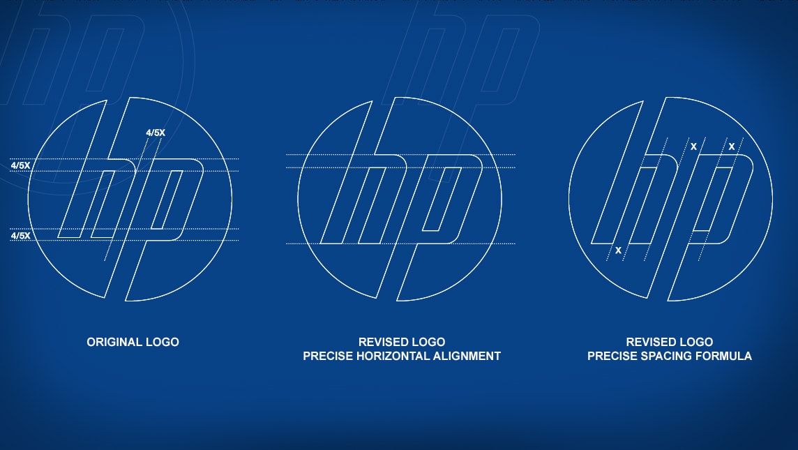HP brand identity evolution. - Liquid Agency